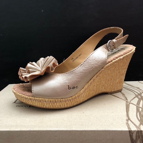 boc | Shoes | Boc Champagne Wedges Us7 | Poshmark